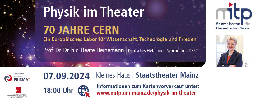 Prof. Dr. Dr. h.c. Beate Heinemann (Deutsches Elektronen-Synchrotron DESY) - 70 Jahre CERN: ein ...